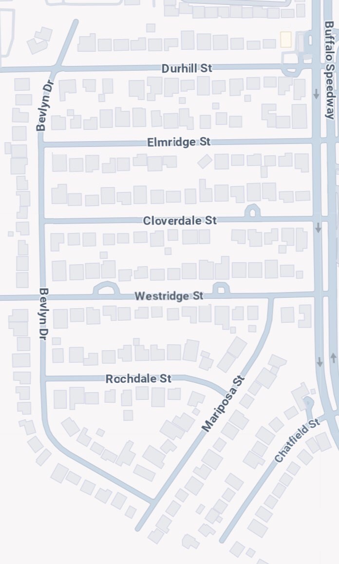 Street Map of Westridge – WESTRIDGE